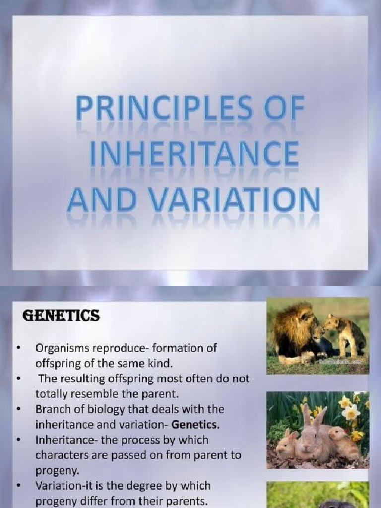Polygenic vs Monogenic Inheritance | PDF