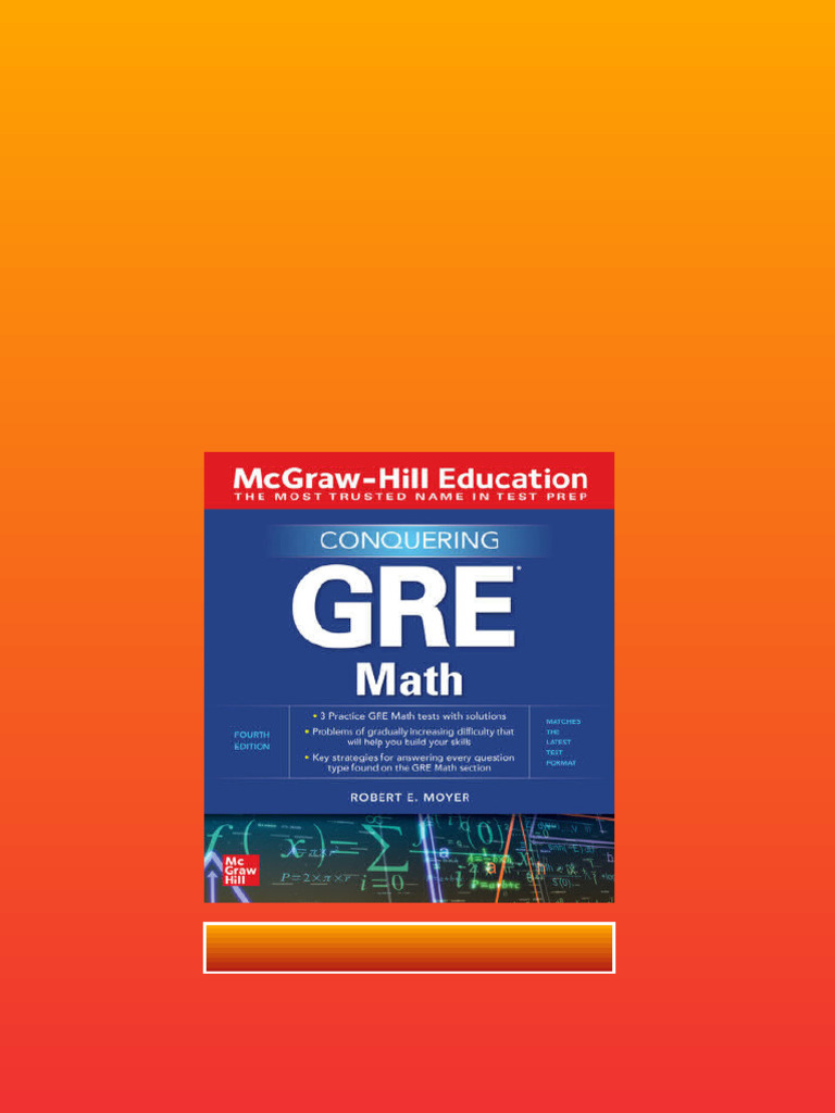 McGraw-Hill Education Conquering GRE Math Robert E. Moyer Download ...