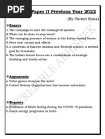 Capf AC Paper 2 Last 10 Years PYQs (Solved) - Compressed | PDF