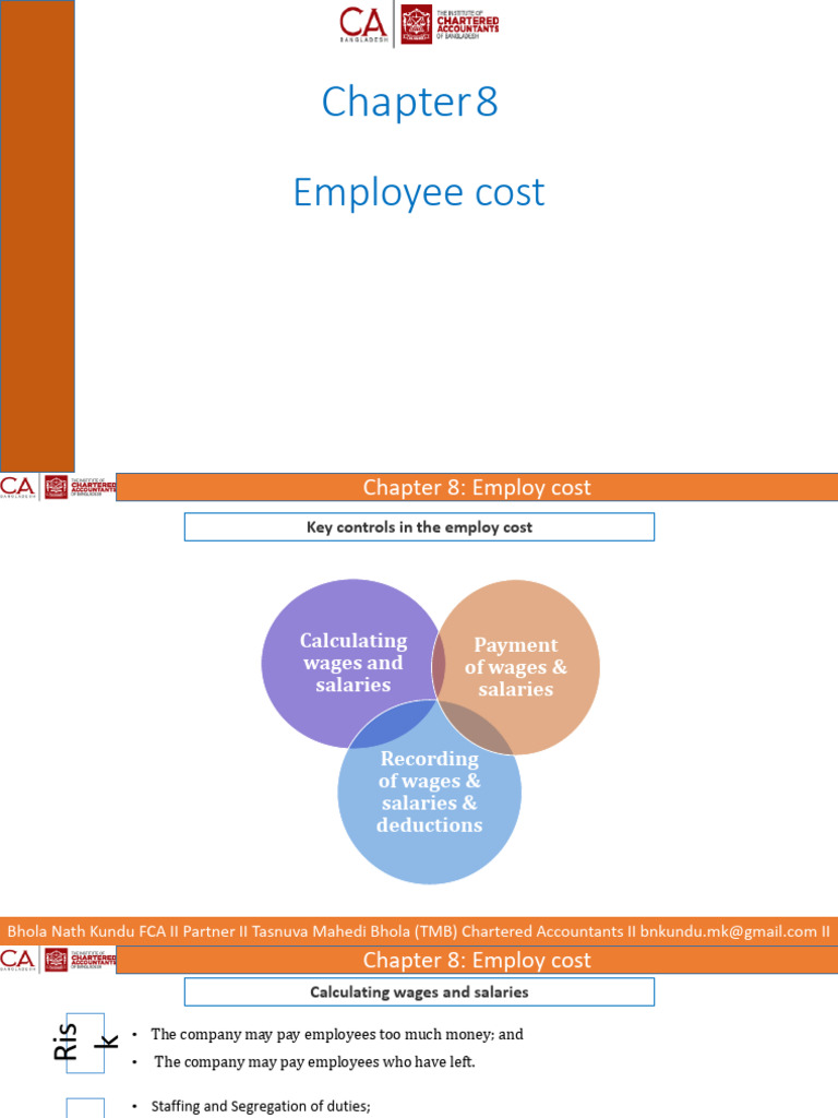 Key Controls In Employee Cost Management Pdf Payroll Salary