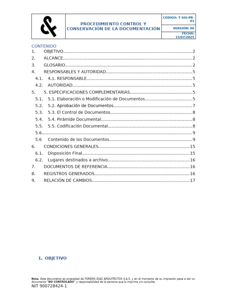 Control y Conservación Documental SGA | PDF | Documento | Tipografía