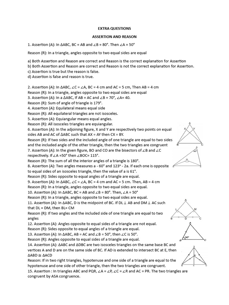 Triangles A&R and Case Study | PDF | Triangle | Geometry