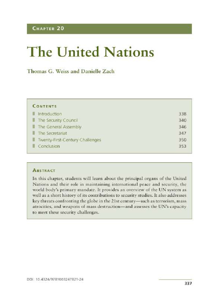 Weiss and Zach Ch. 20 | PDF