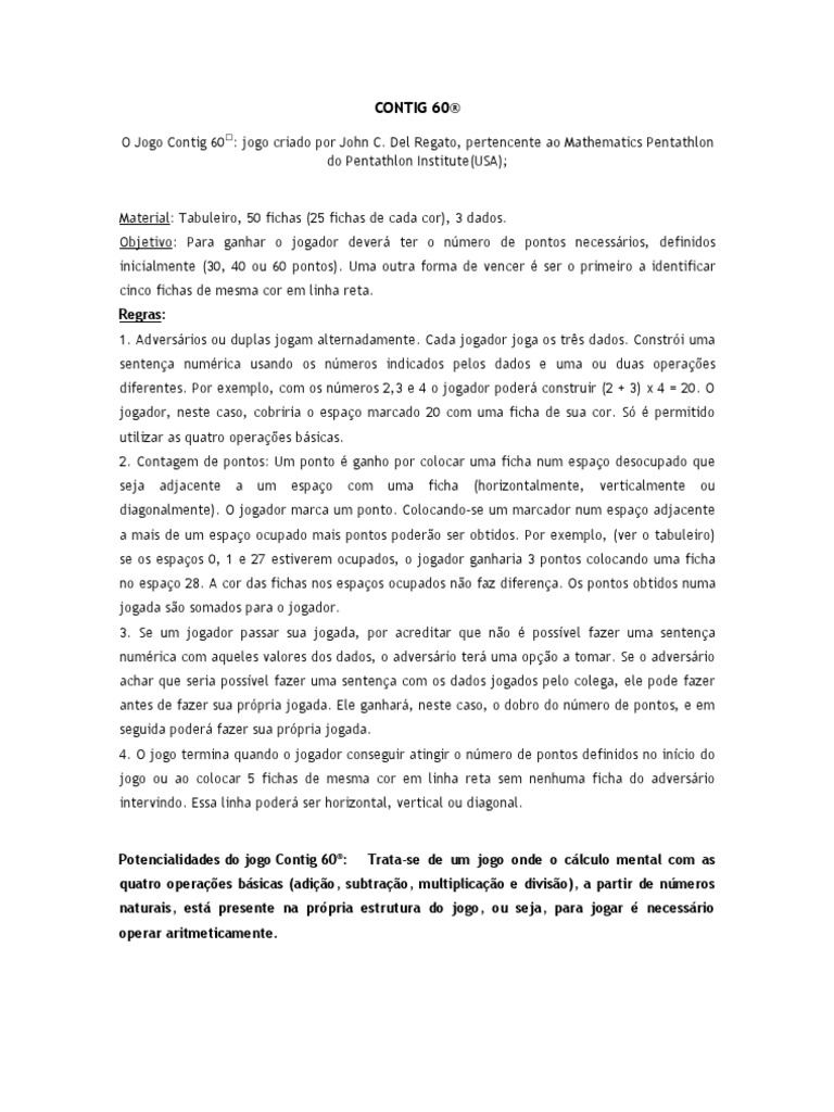 3 - Contig 60 | PDF | Ensino de Matemática | Science