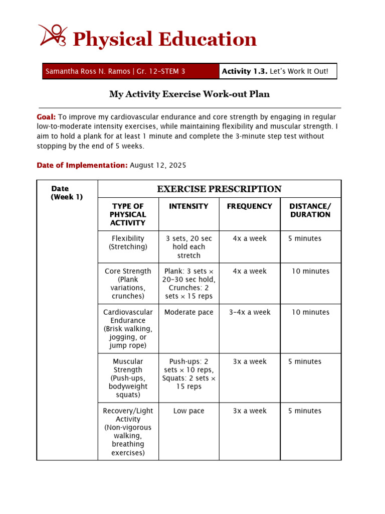 Physical Education | PDF