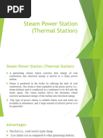 Layout of Steam Power Plant | PDF | Boiler | Steam