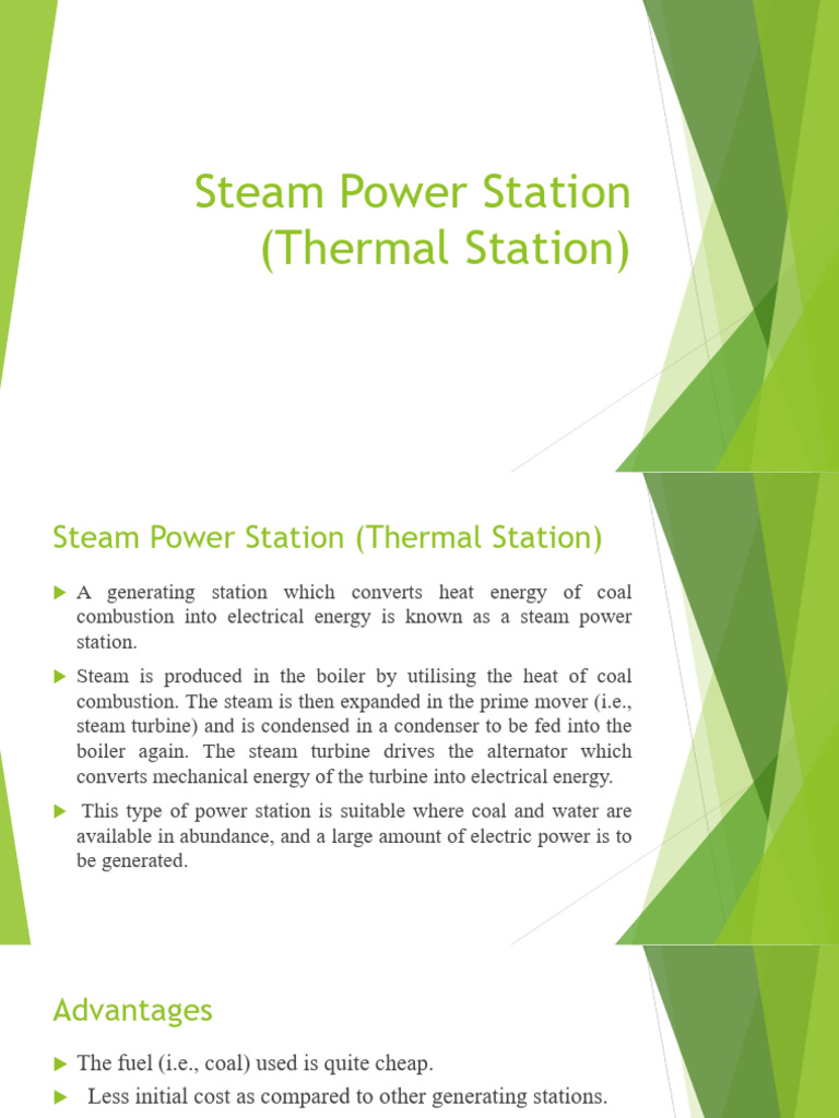 Steam Power Plant | PDF | Boiler | Power Station