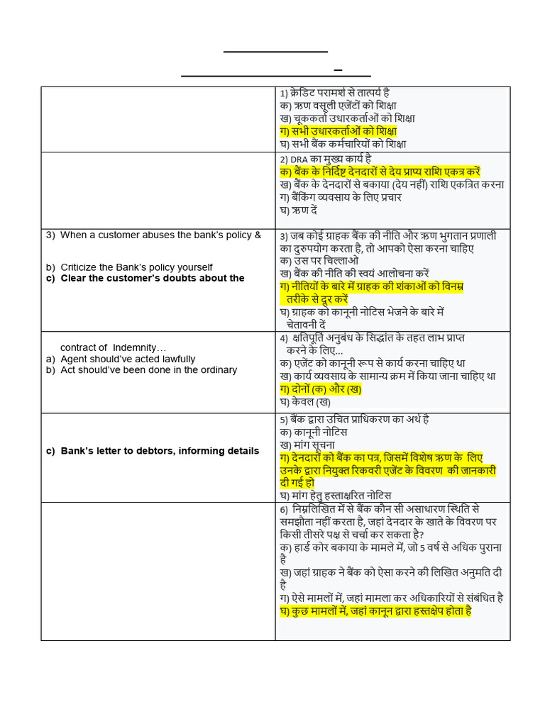 Final Test Bilingual With Answer | PDF