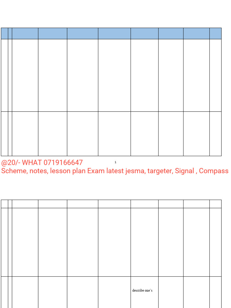 Scheme g9 Eng Term 3 SCH 0 - Sign | PDF | Question | Reading Comprehension