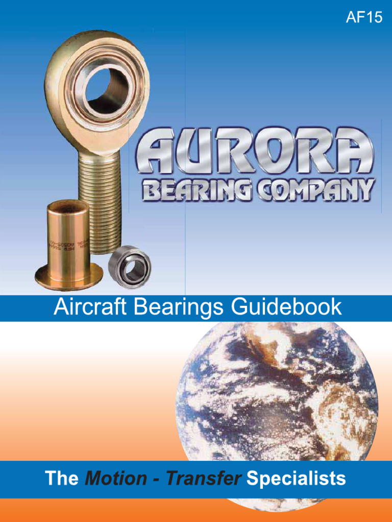 Aurora Military Bearing Catalog | PDF | Bearing (Mechanical) | Aircraft