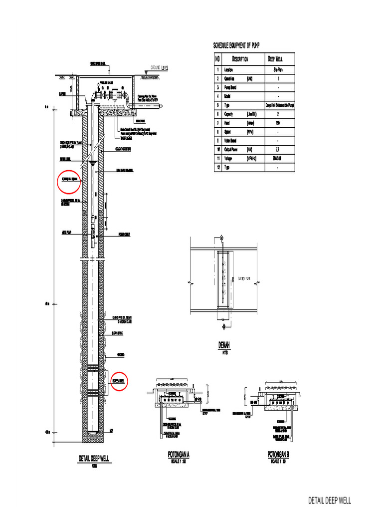Detail Deep Well | PDF