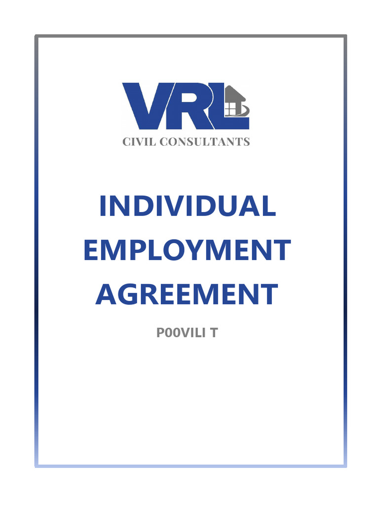 Employee Agreement - Poovili T | PDF | Employment | Sick Leave