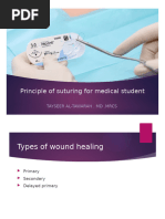 The Procedure Note - Laceration Repair | PDF | Wound | Surgical Suture