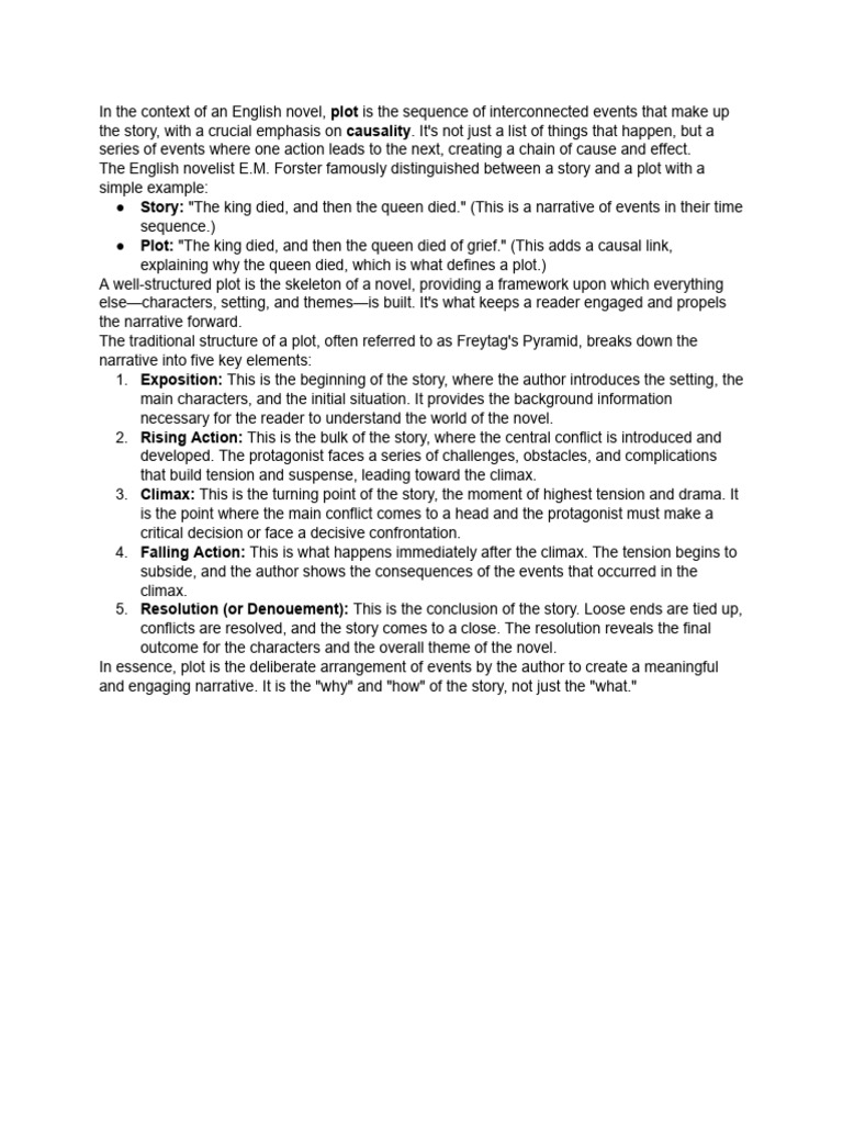 Understanding Novel Plot Structure | PDF