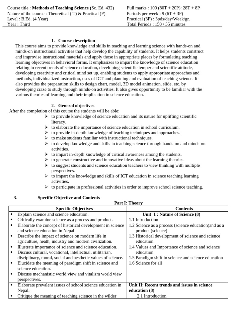 Final SC - Ed. 432. Method of Teaching Science | PDF | Constructivism (Philosophy Of Education ...