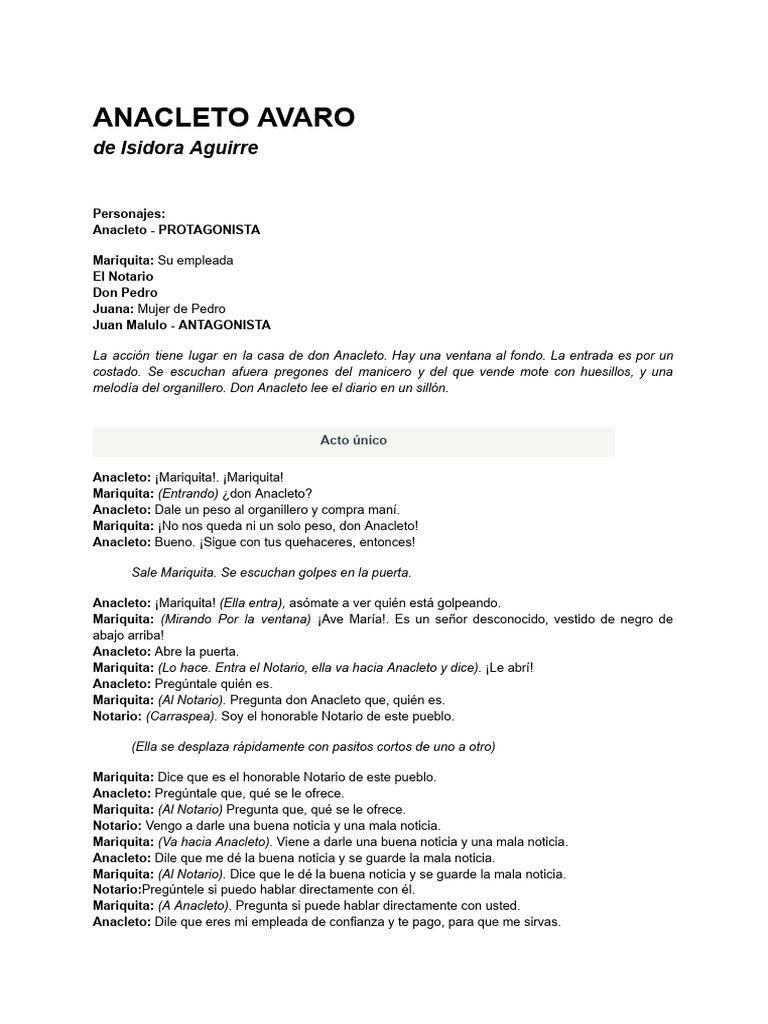 Anacleto Avaro - 6ap | PDF