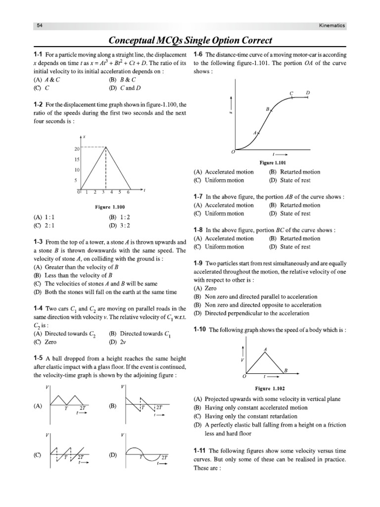 01 Kinematics | PDF | Kinematics | Force
