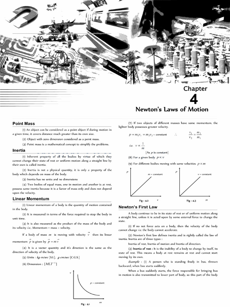 Chapter 4 Newtons Laws of Motion Processed | PDF