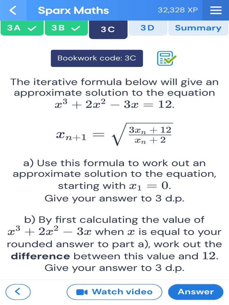 Sparx Math Solver: Iterative Formula Guide | PDF