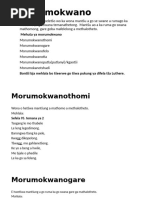 Big Secret of Sepedi | PDF | Plural | Grammatical Number