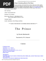 The Prince by Niccolò Machiavelli - Project Gutenberg | PDF | The ...