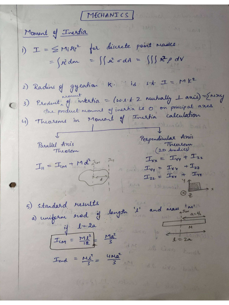 Mechanics 2 | PDF