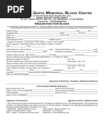 Blood Requisition Form | PDF