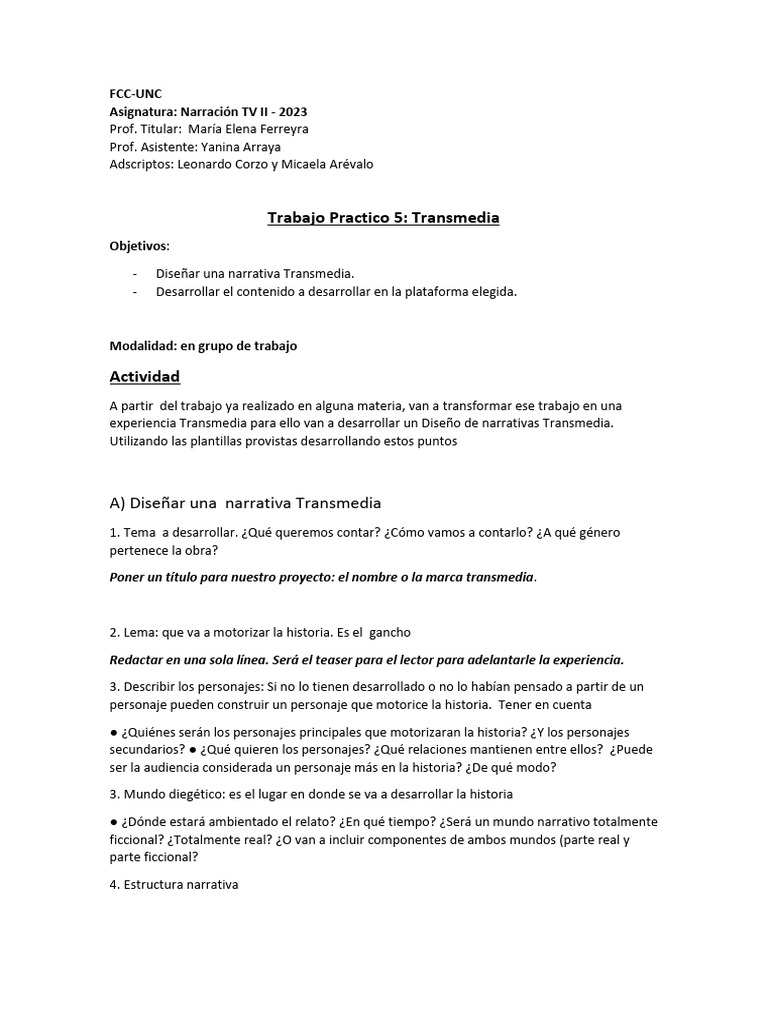 Trabajo Practico 5 | PDF