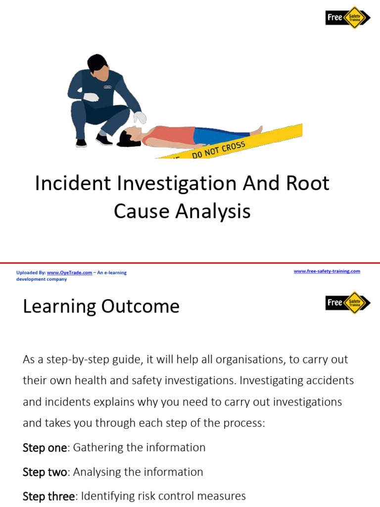 Accident Investigation and Root Cause Analysis | PDF | Risk ...