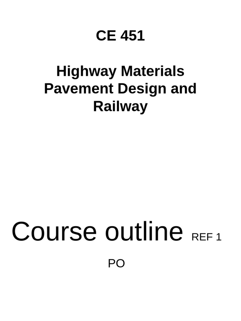 Highway Pavement Design Overview | PDF