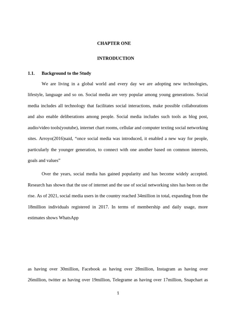 Effect of The Language of Social Media On Secondary School Students ...