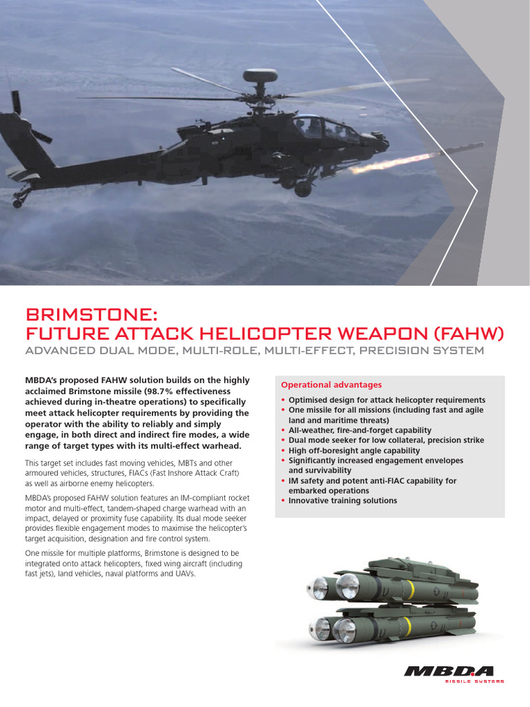 2018 Future Attack Helicopter Weapon Datasheet | PDF | Military ...