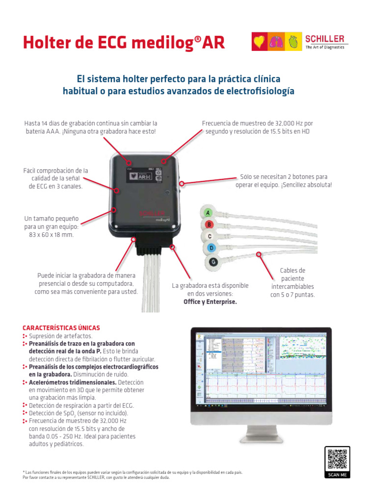 Holter medilog®AR: Innovación en ECG | PDF | Software