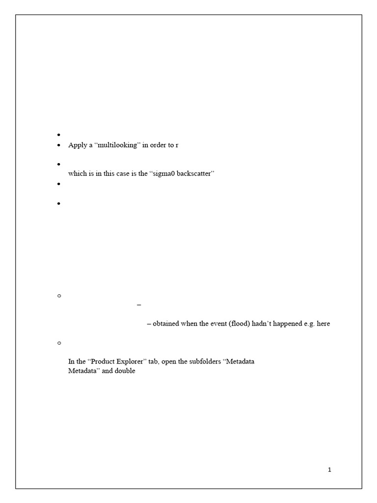 Flood Mapping Tutorial | PDF | Decibel | Computer File