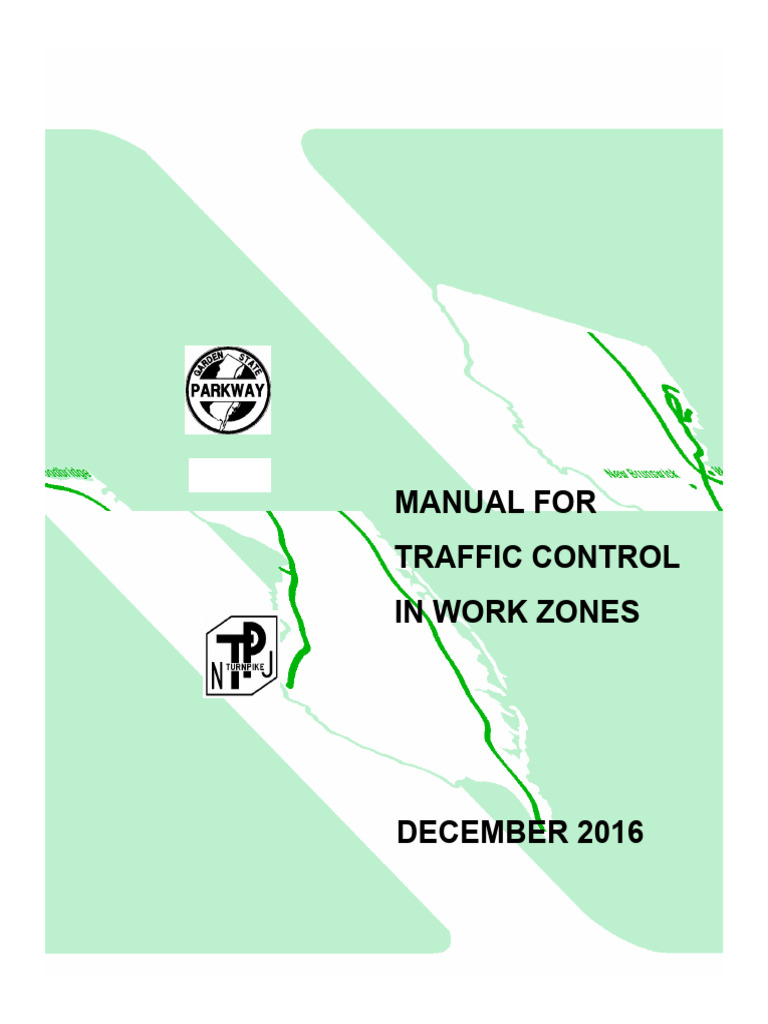 NJ Turnpike Work Zone Traffic Manual | PDF | Interchange (Road) | Traffic