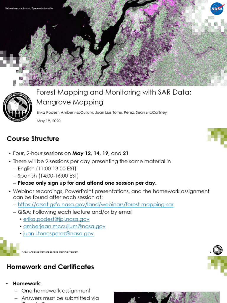 SAR Part3 Biomass Mapping | PDF | Remote Sensing | Reflection (Physics)