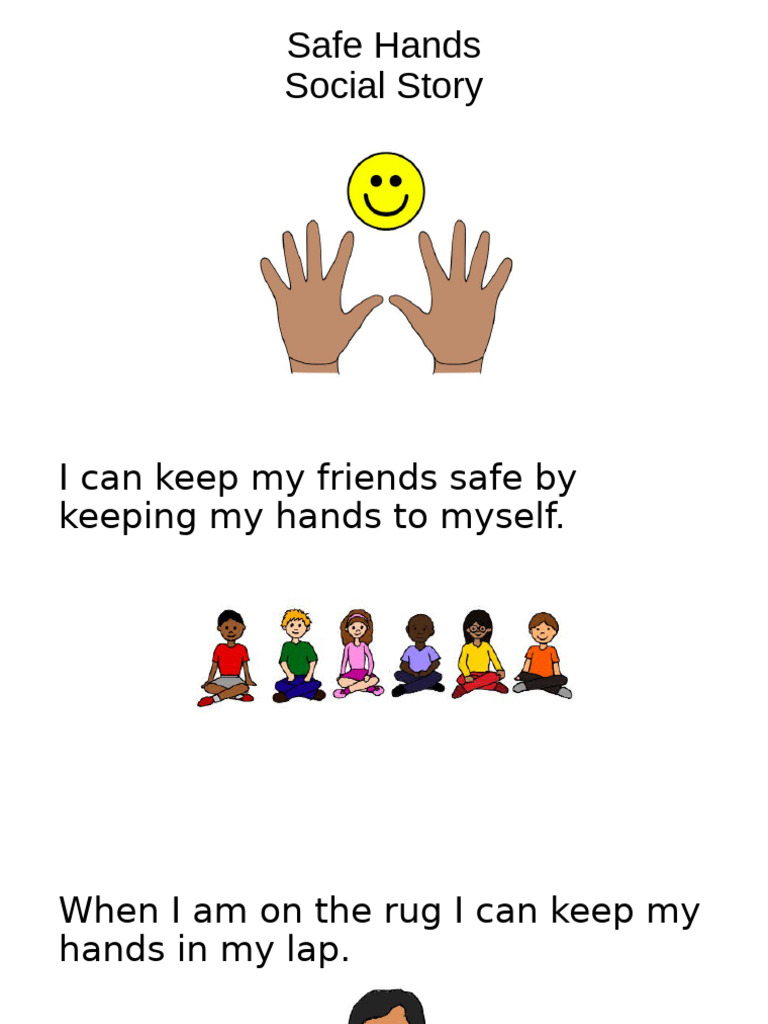 Safe Hands Social Story for Kids | PDF
