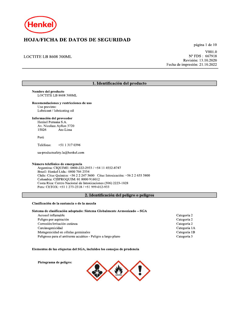 FDS-Loctite LB 8608 - 2022 | PDF