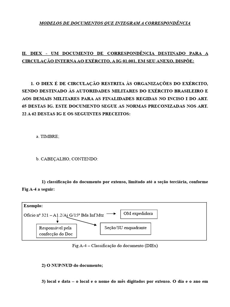 02-DIEx - Modelos de Documentos Que Integram A Correspondência | PDF | Caixa alta e caixa baixa ...