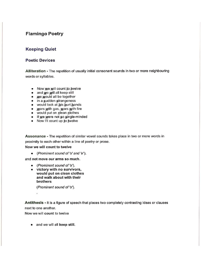 Poetic Devices | PDF