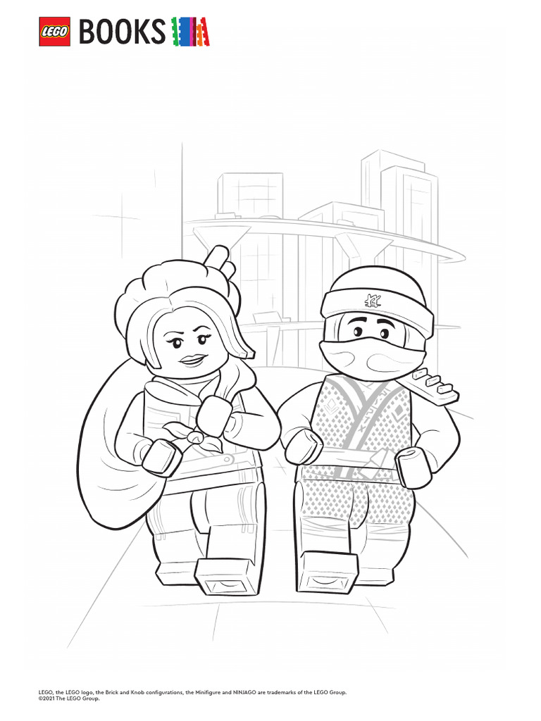 Ninjago Theme Activity Color 2021 01 | PDF