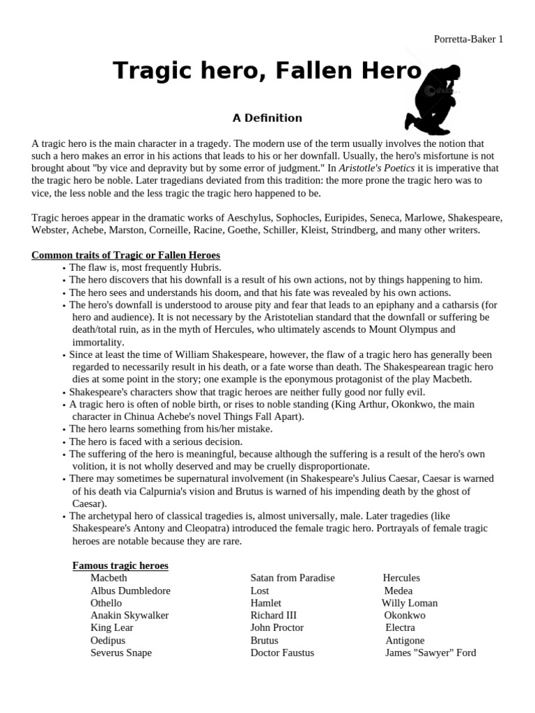Understanding Tragic Heroes | PDF | Iago | Tragedy