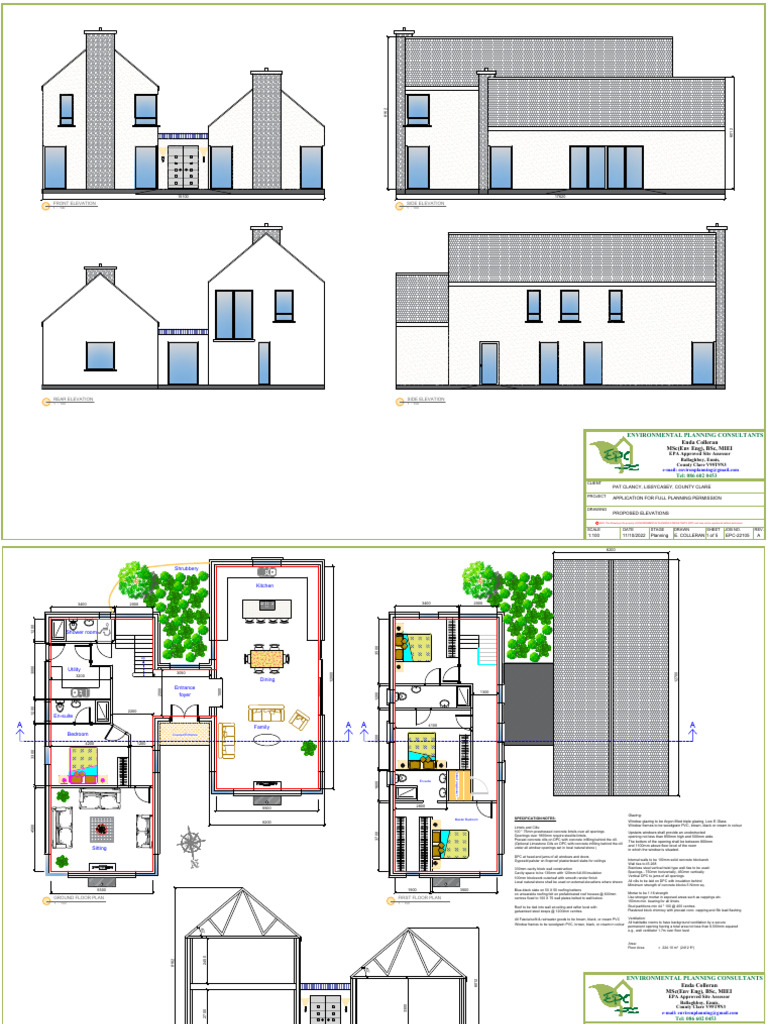 Plans To Stephen McGovern 200325 | PDF | Wall | Framing (Construction)