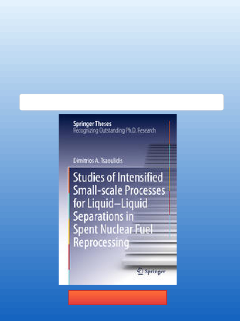 Studies of Intensified Small Scale Processes For Liquid Liquid ...
