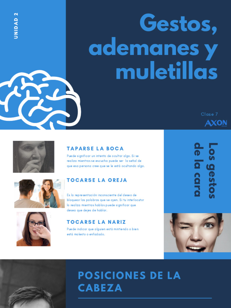 Clase 7 - Material 38 - Gestos, ademanes y muletillas | PDF