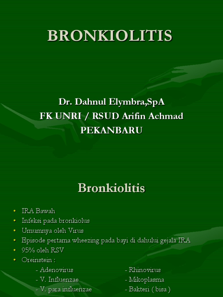 Bronkiolitis | PDF