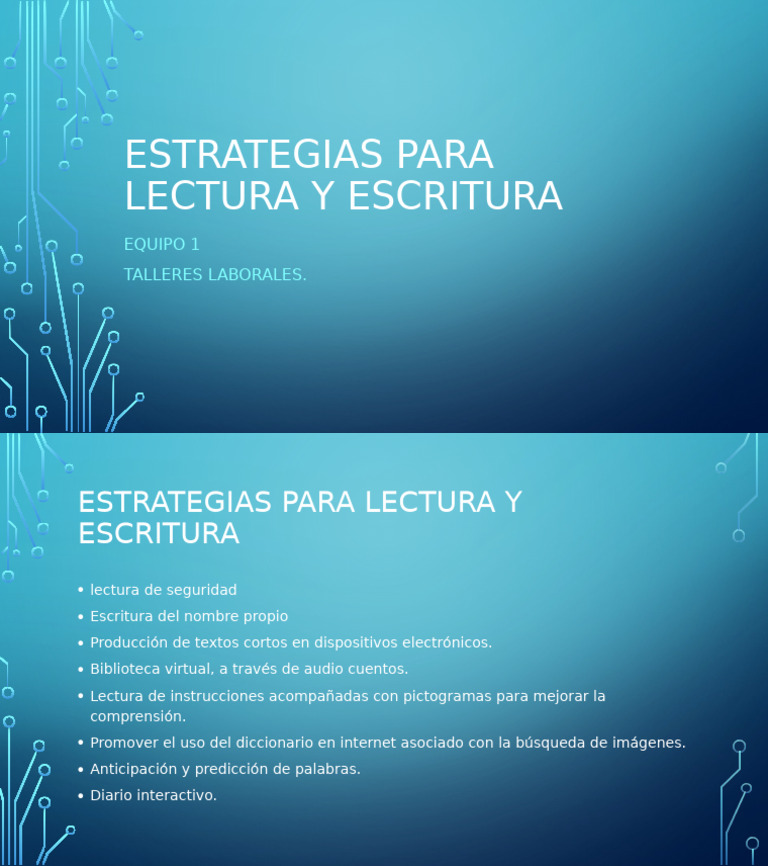 Estrategias para Lectura y Escritura | PDF