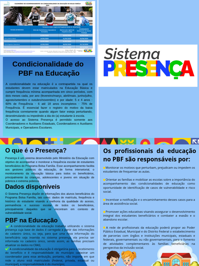 Condicionalidades do PBF na Educação | PDF | Família