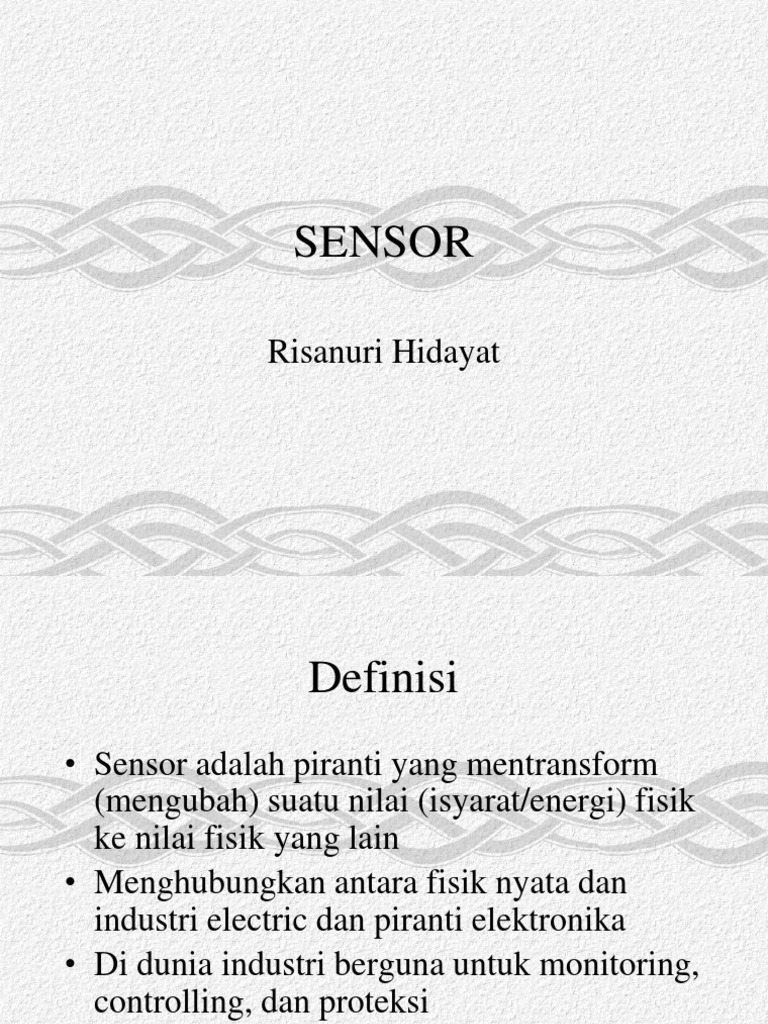 Panduan Lengkap Sensor dan Transducer | PDF