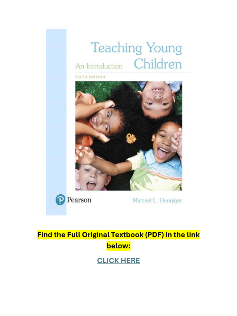Teaching Young Children: An Overview | PDF | Learning | Curriculum